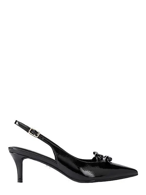 Carvela Patent Leather Slingbacks - Black