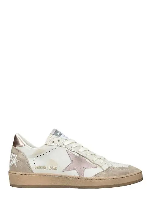 GOLDEN GOOSE Ball Star Leather Low-top Trainers - White/comb