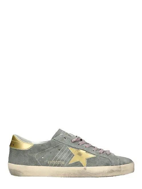Golden Goose Ball Star Suede Low-top Trainers - Green Oth