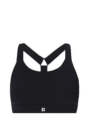 Sweaty Betty Power Medium Support Seam-free Sports Bra - Black