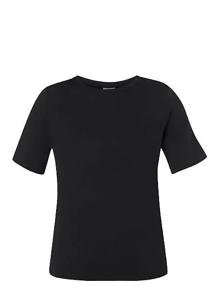 Sweaty Betty Essential Crew Neck Cotton-jersey T-shirt - Black