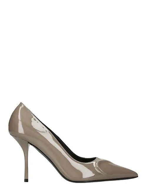 Alaïa Heart-shape Patent-leather Pumps - Taupe