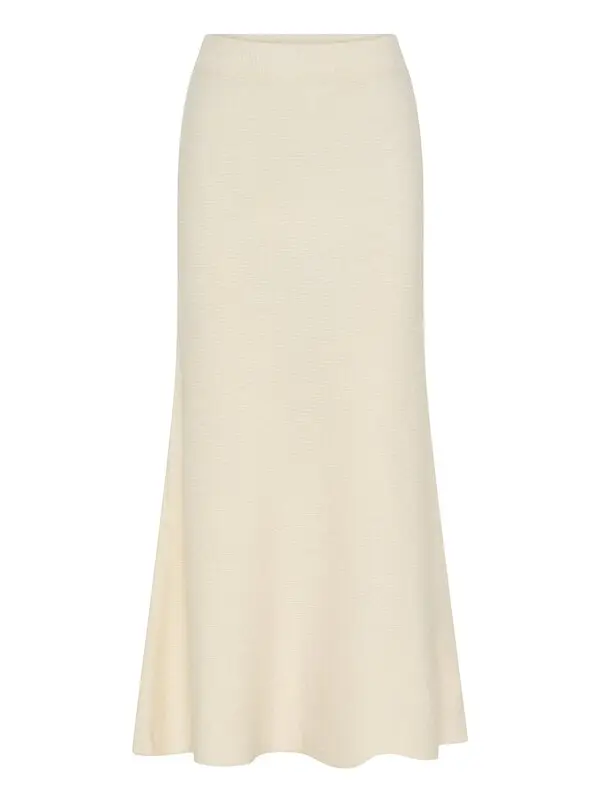 Anna Quan Campbell Knit Maxi Skirt - Ivory