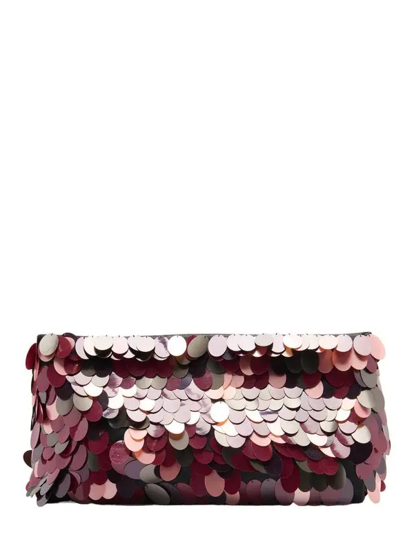 Dries Van Noten Sequined Pouch - Pink