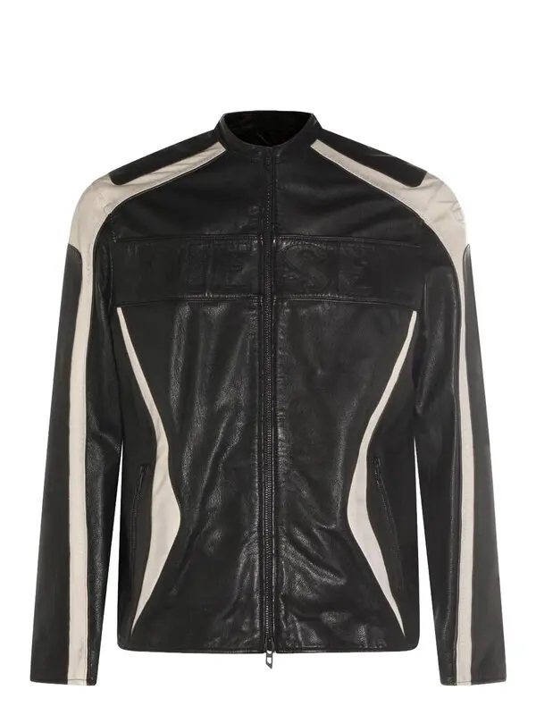Diesel Leather Jacket - Black