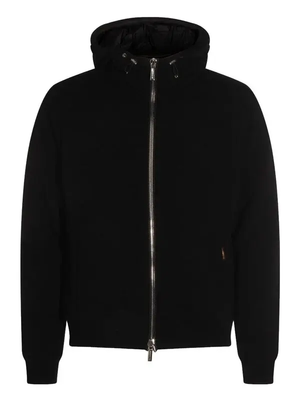 MOORER Wool Down Jacket - Black