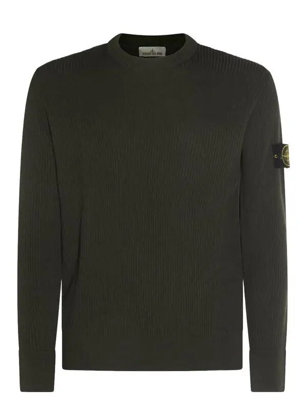 Stone Island Wool Knitwear - Military Green