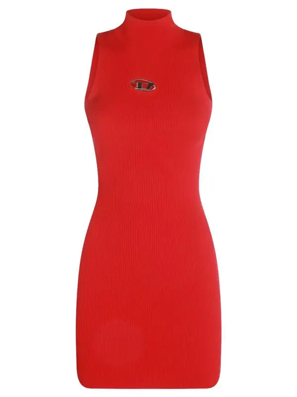 Diesel Viscose Mini Dress - Red