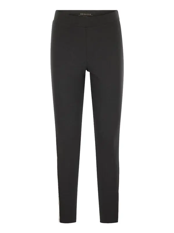 Max Mara Basilio Technical Jersey Leggings - Grey