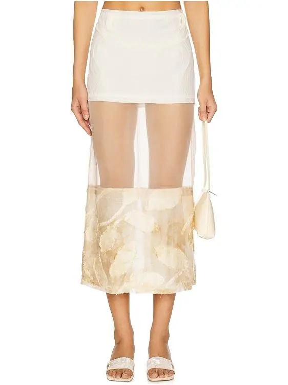 MILKWHITE Triple Skirt - Multi