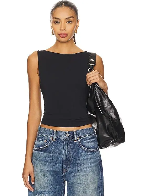 Joe's Jeans The Boatneck Tank - Black