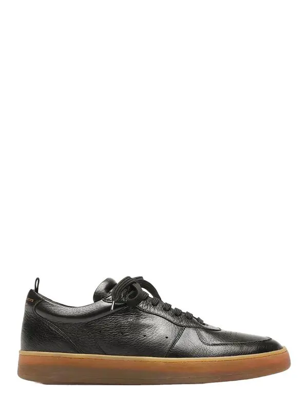 Officine Creative Leather Low-top Sneakers - Black