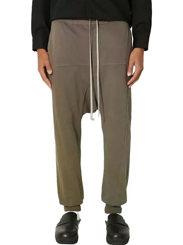Rick Owens Drawstring Drop-crotch Trousers - Brown