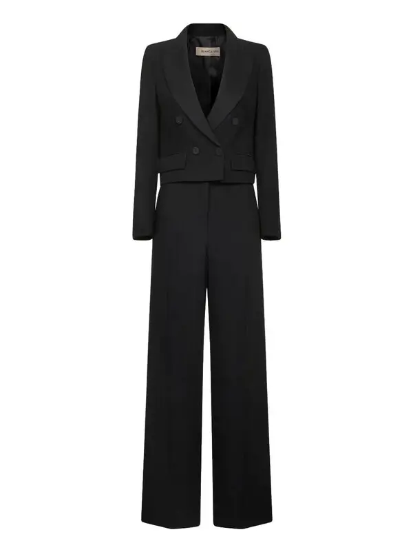 BLANCA VITA Peak-lapels Suit - Black
