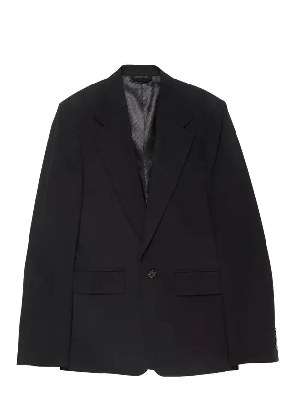 Acne Studios Button-detail Single-breasted Blazer - Black
