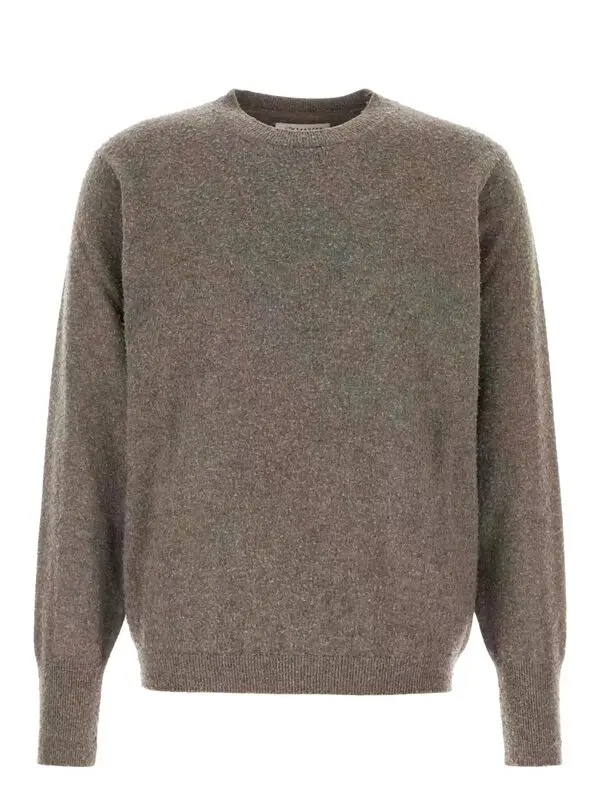 MAISON MARGIELA Four-stitch Logo Sweater - Brown