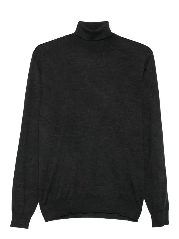 Fedeli Turtleneck Sweater - Grey