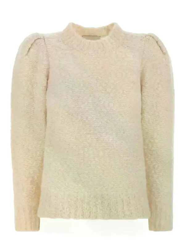 Isabel Marant Puff-sleeve Sweater - Neutrals