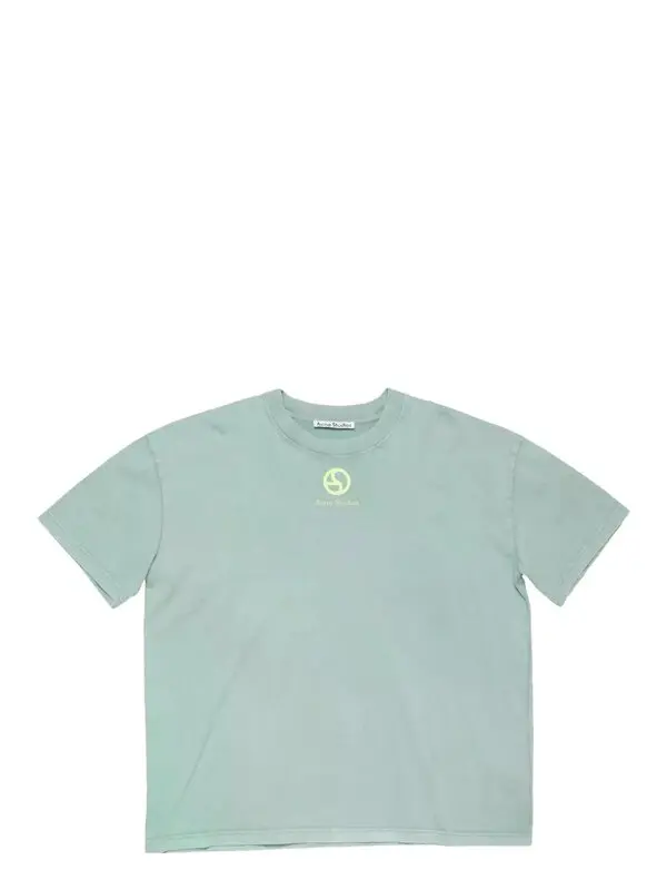 Acne Studios Logo-print T-shirt - Green