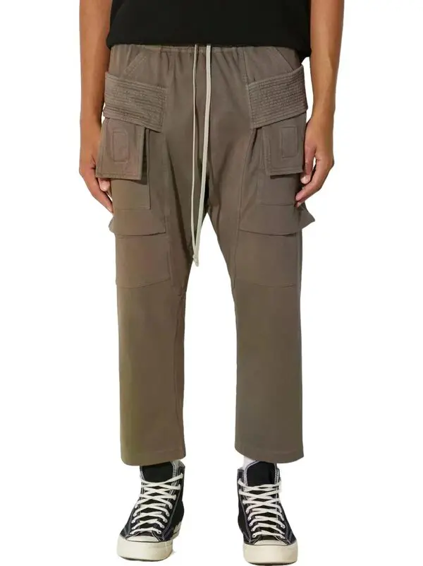 Rick Owens Drawstring Cargo Trousers - Brown