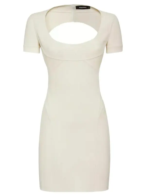 Dsquared2 Cut-out Mini Dress - White