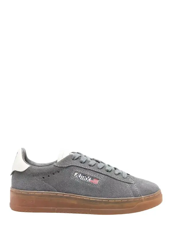 AUTRY Dallas Low Suede Sneakers - Grey