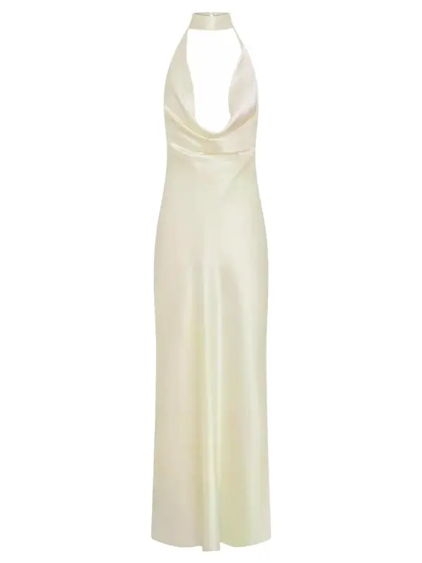 NICHOLAS Cowl-neck Maxi Dress - Neutrals