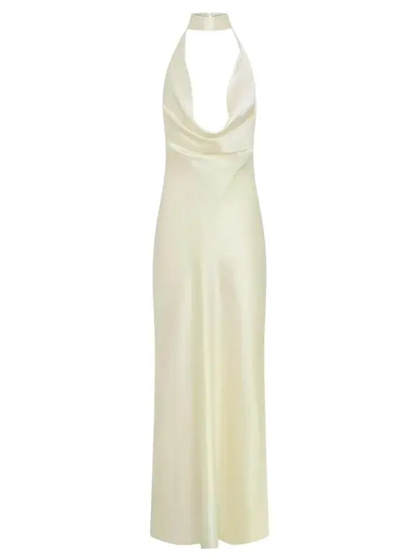 NICHOLAS Cowl-neck Maxi Dress - Neutrals