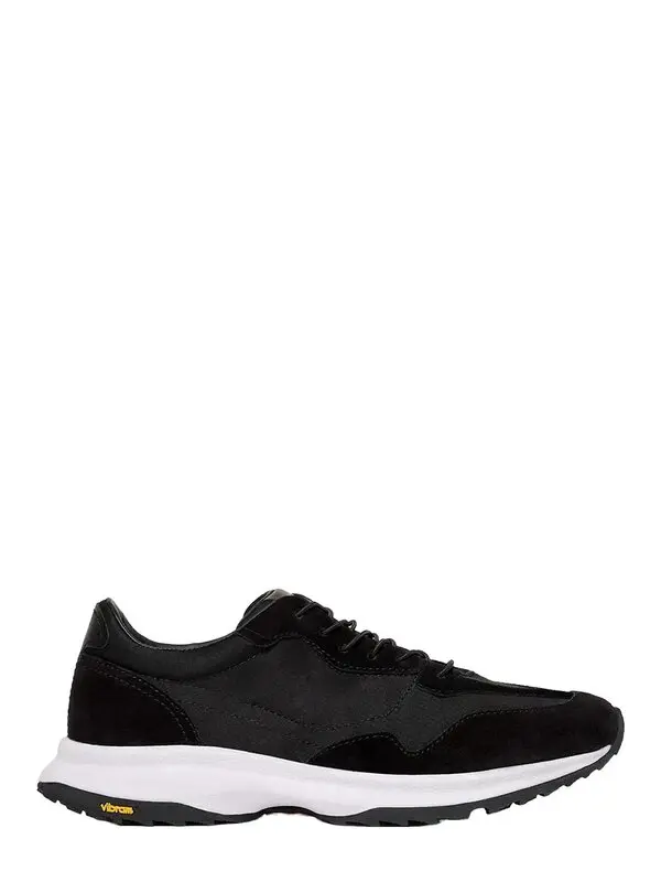 SCAROSSO Leather Sneakers - Black