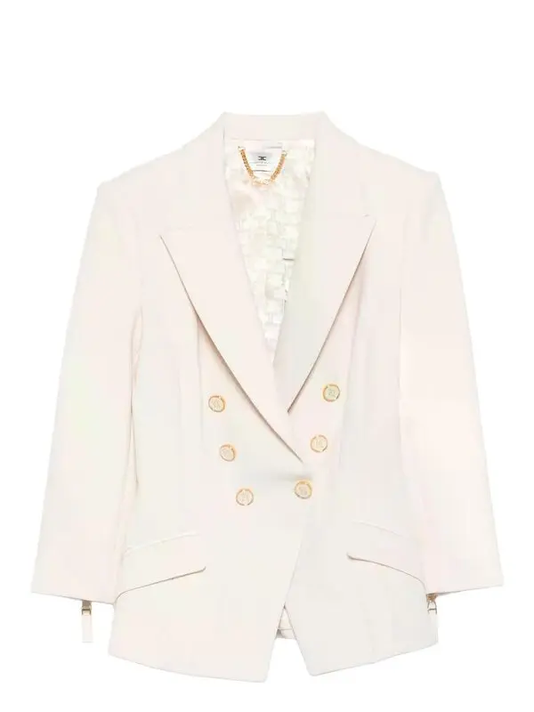 Elisabetta Franchi Double-breasted Blazer - Neutrals