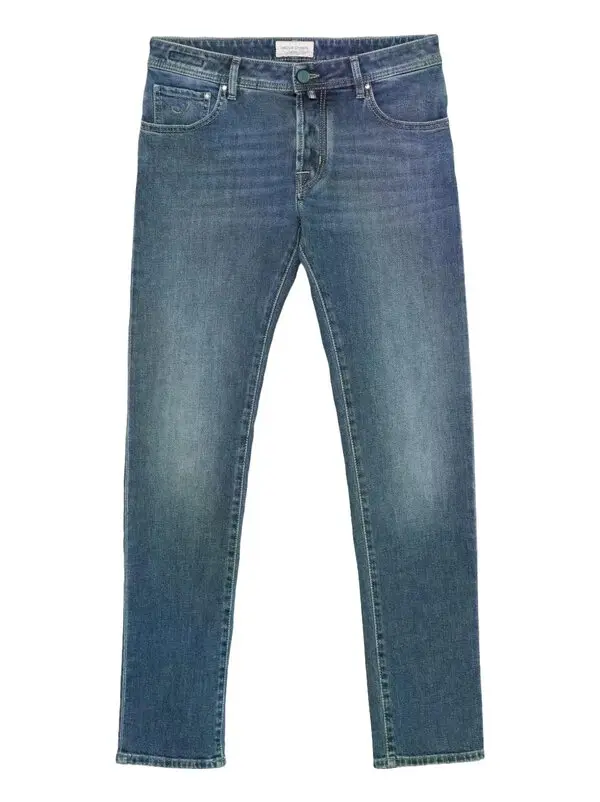 Jacob Cohen Five-pocket Cotton-blend Jeans - Blue
