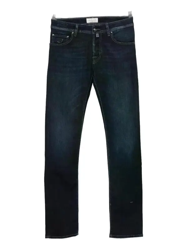 Jacob Cohen Logo-plaque Jeans - Blue