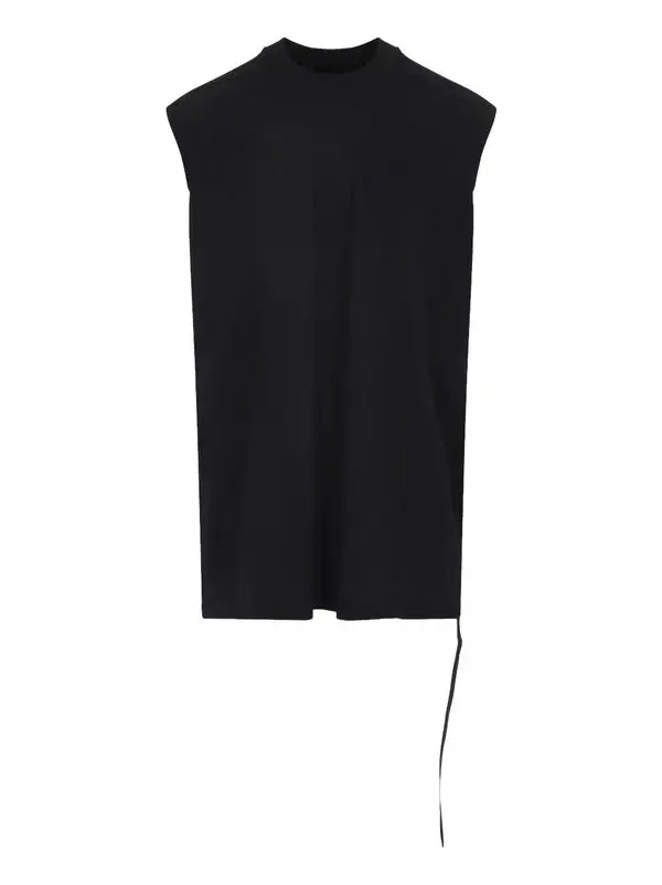 Rick Owens Dropped-shoulder Tank Top - Black