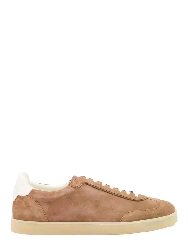 Brunello Cucinelli Suede Lace-up Sneakers - Brown