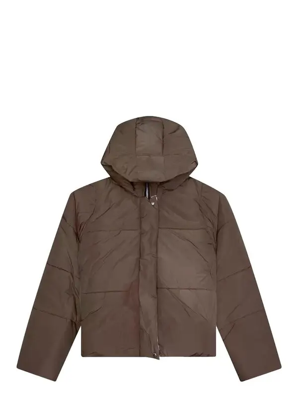 Rhude Logo Puffer Jacket - Brown