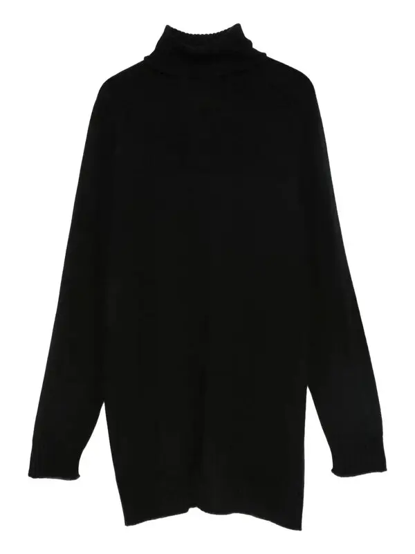 TWINSET Turtleneck Cashmere Jumper - Black