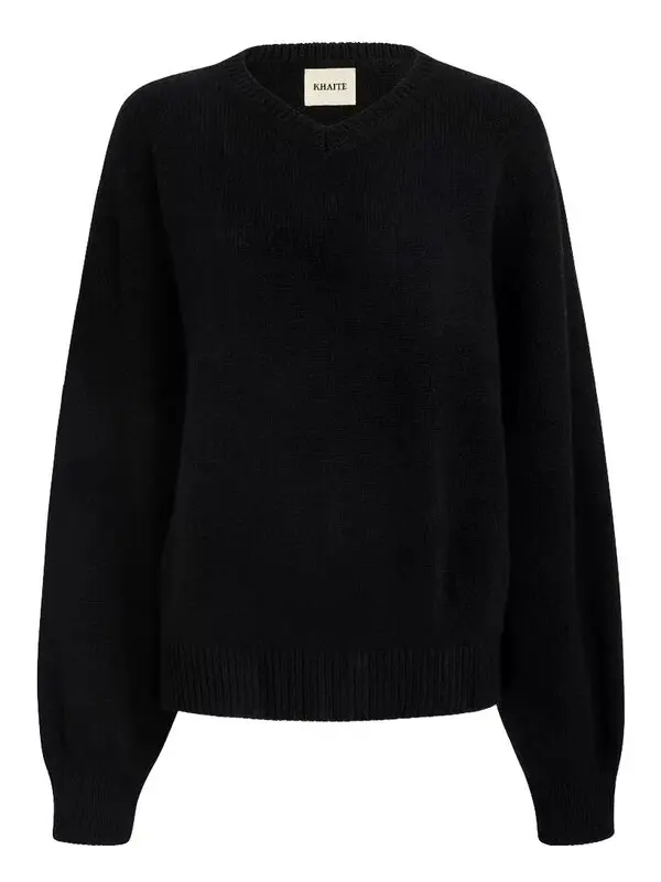 Khaite Wolfe Cashmere Sweater - Black
