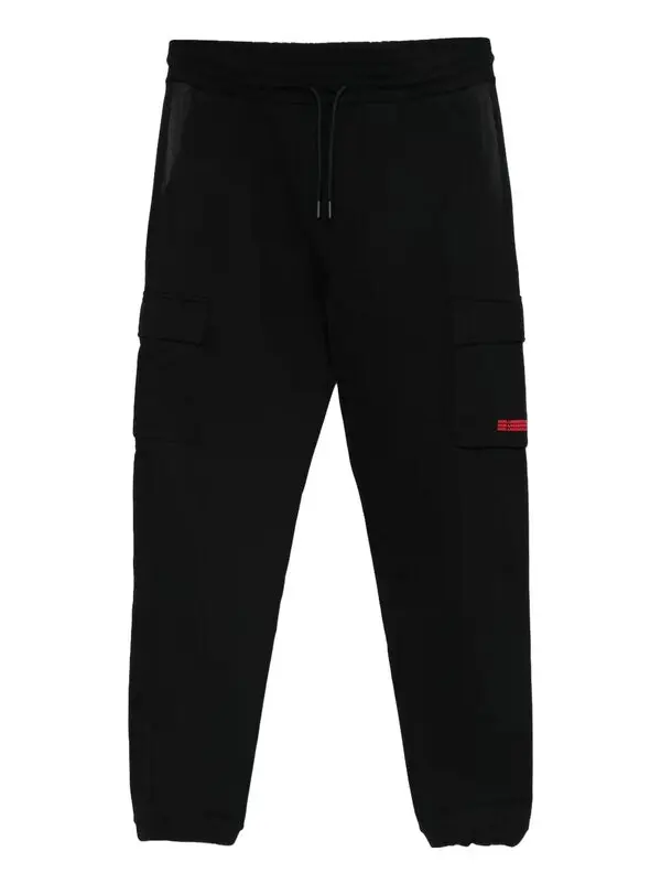 Karl Lagerfeld Cargo Straight-leg Trousers - Black