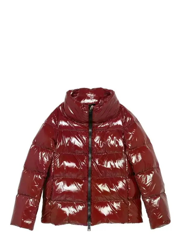 Herno Quilted High-neck Jacket - Red