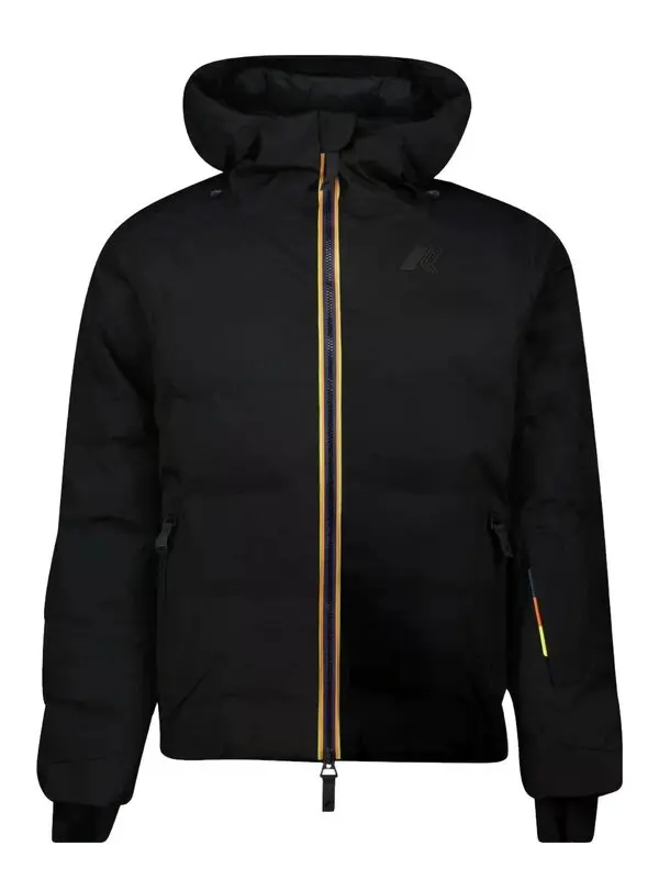 K-WAY Meribel Hooded Ski Jacket - Black