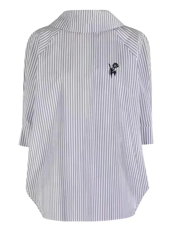 Marni Striped Pattern Shirt - Blue