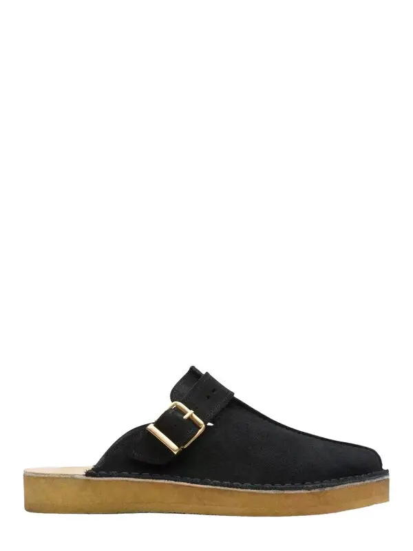 Clarks Trek Mules - Black