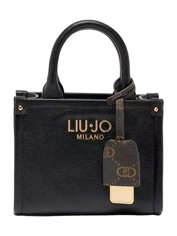 Liu Jo Mini Logo-plaque Tote Bag - Black