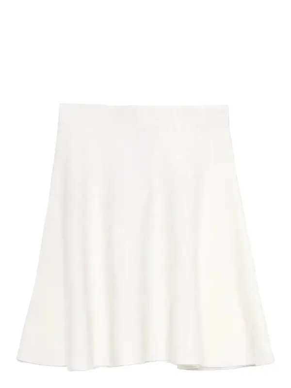 Max Mara Wool Flared Skirt - Neutrals