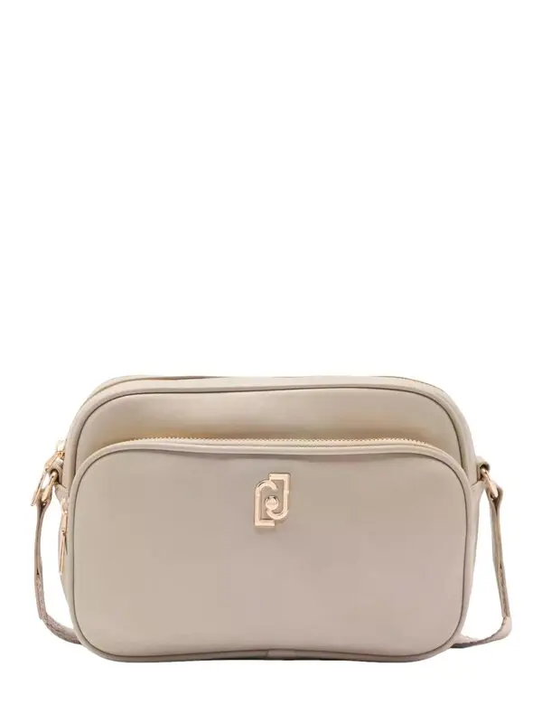 Liu Jo Logo-plaque Zip-fastening Cross Body Bag - Neutrals