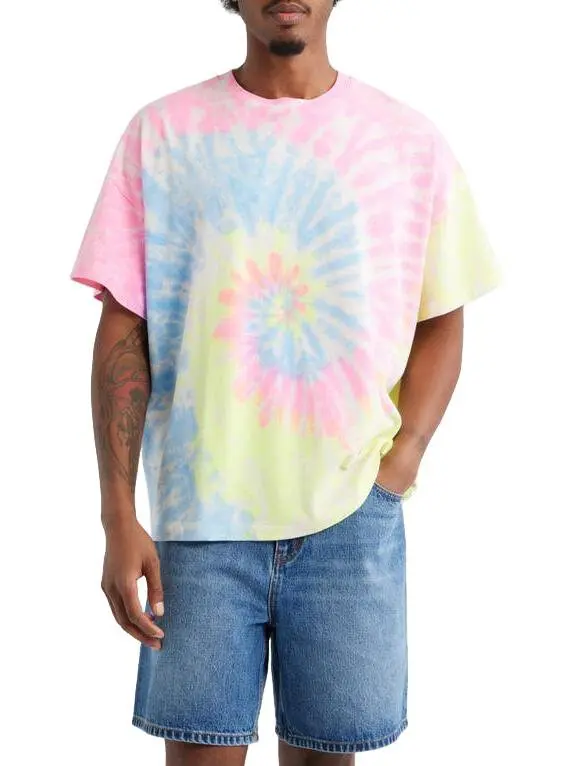 ELWOOD Camp Tie Dye T-shirt - Spiral Tie Dye