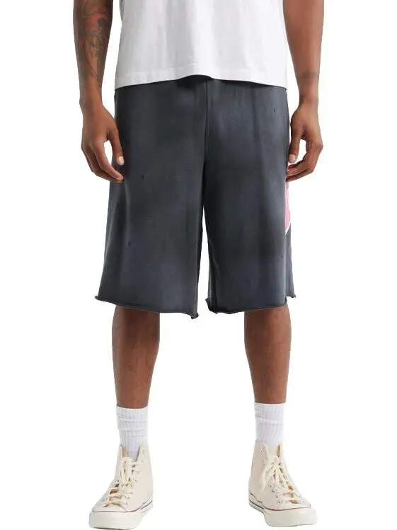 ELWOOD Fireside Sweat Shorts - Washed Black