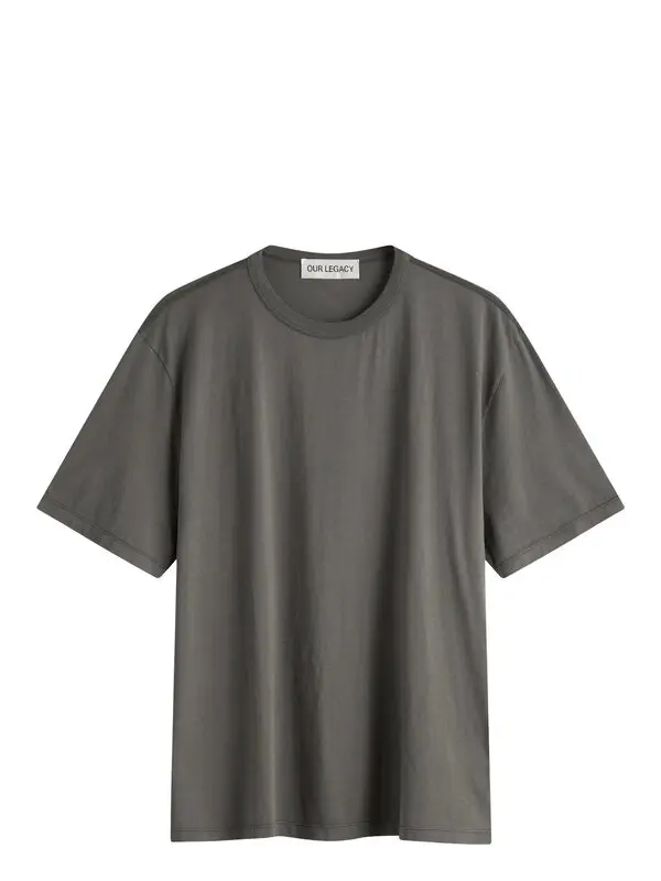 Our Legacy New Box T-shirt - Grey Sage Clean Jersey