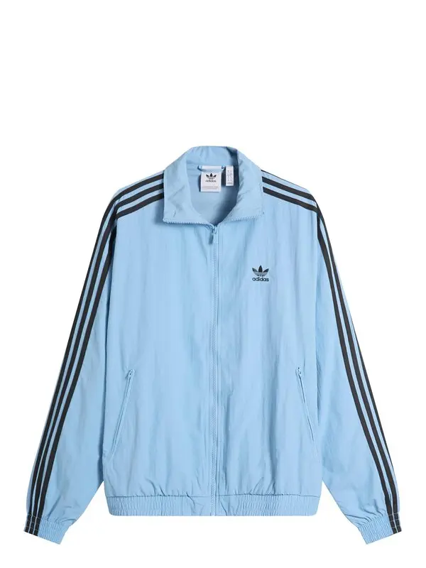 Adidas Firebird Track Top - Ash Blue/black