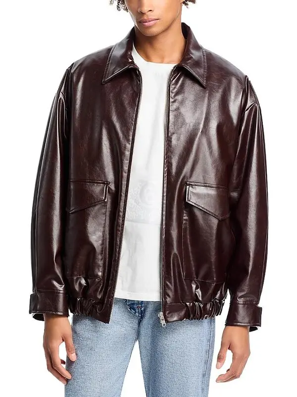 MAISON MARGIELA Sports Jacket - Burgundy